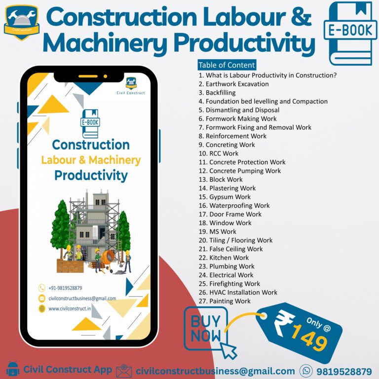 Construction Labour & Machinery Productivity - eBook - Civil Construct